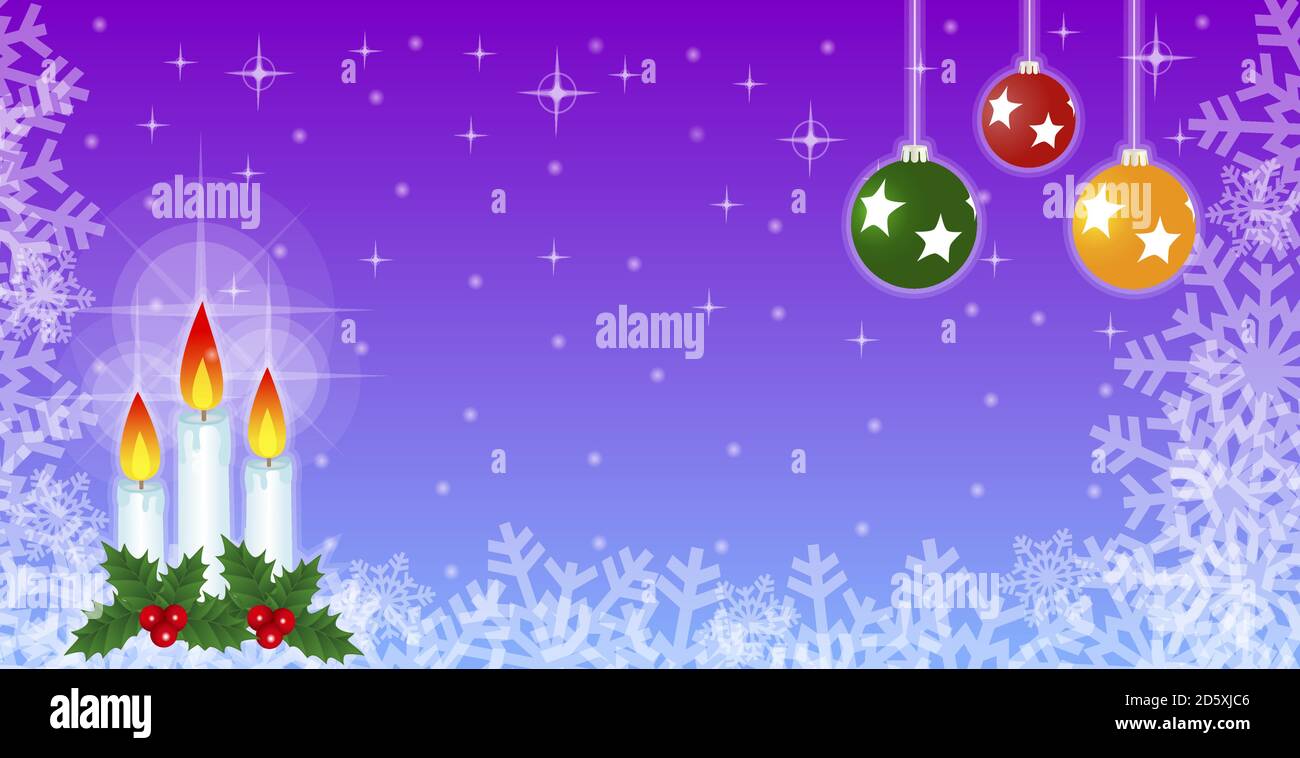 Illustration of Christmas red theme in cartoon style Stock Vector Image ...