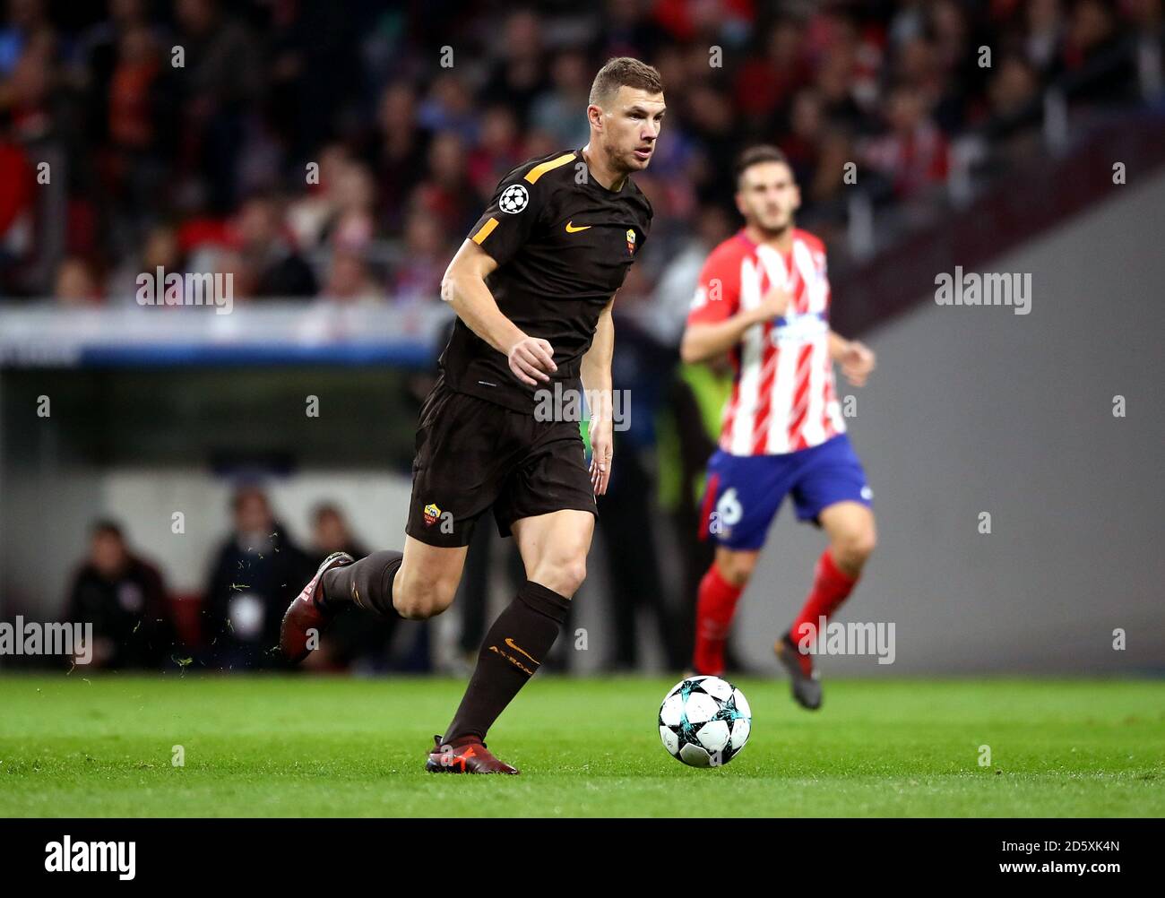 AS Roma's Edin Dzeko Stock Photo - Alamy