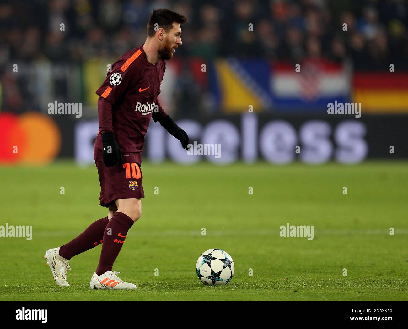 Barcelona Lionel Messi in action Stock Photo - Alamy
