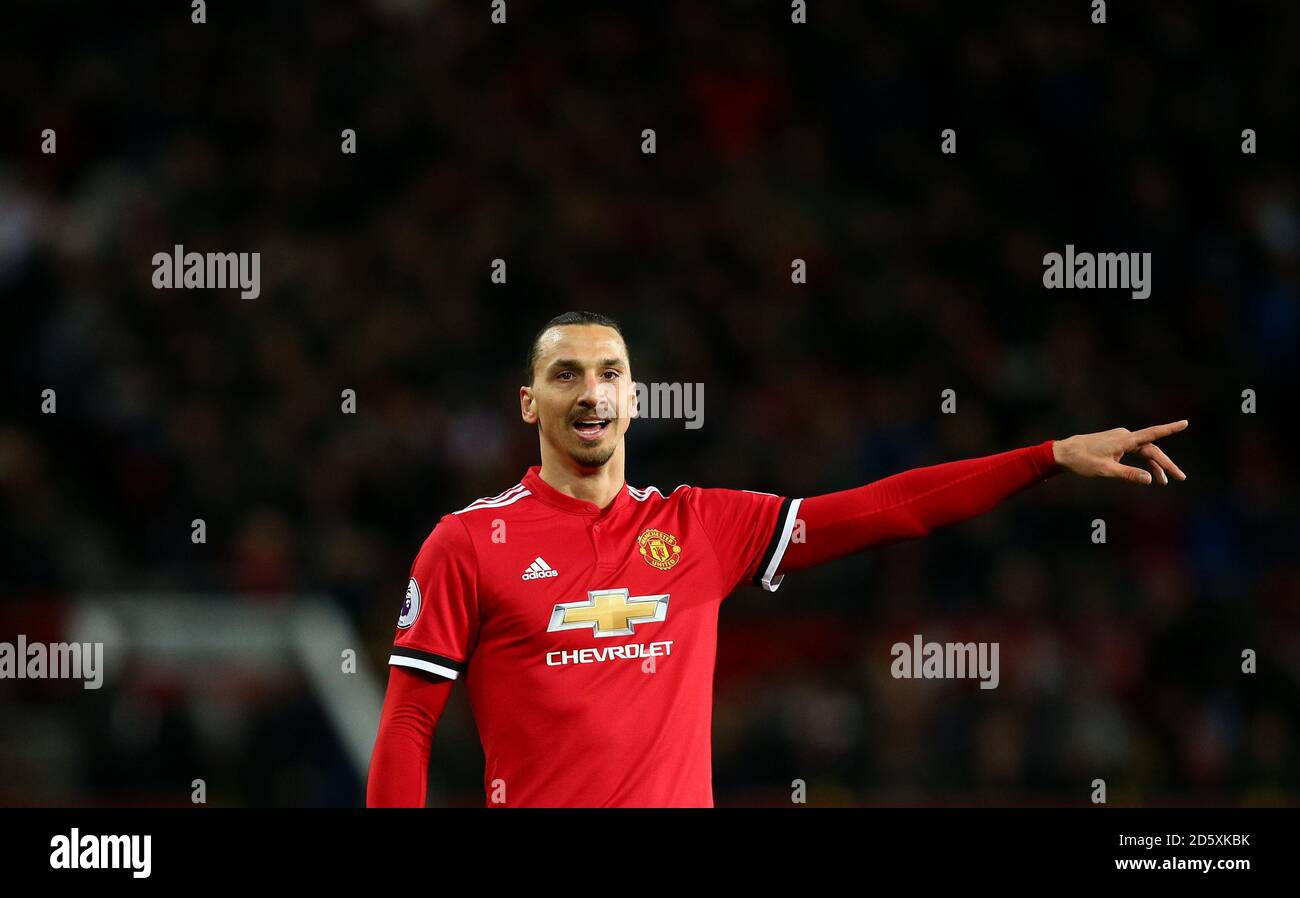 Manchester United's Zlatan Ibrahimovic Stock Photo - Alamy