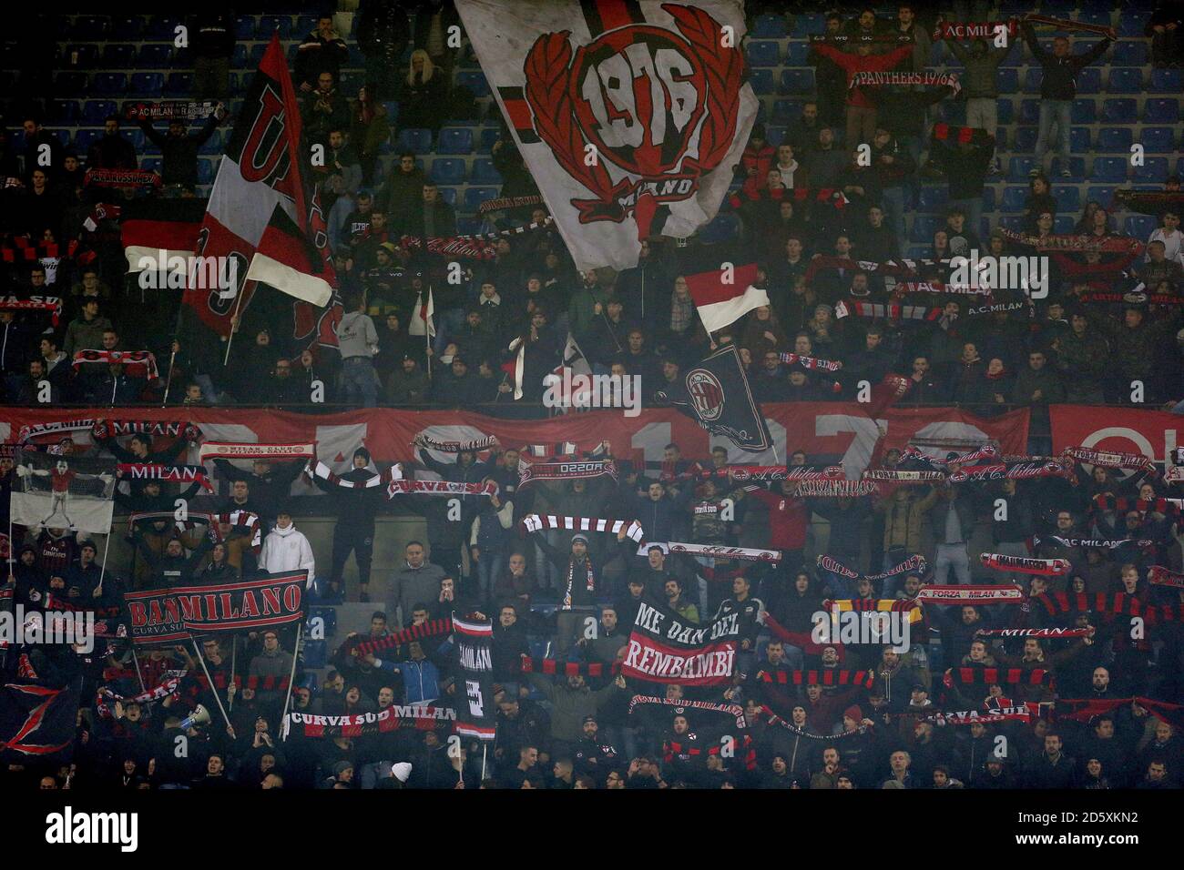 General view of the AC Milan fans in the stands Stock Photo - Alamy
