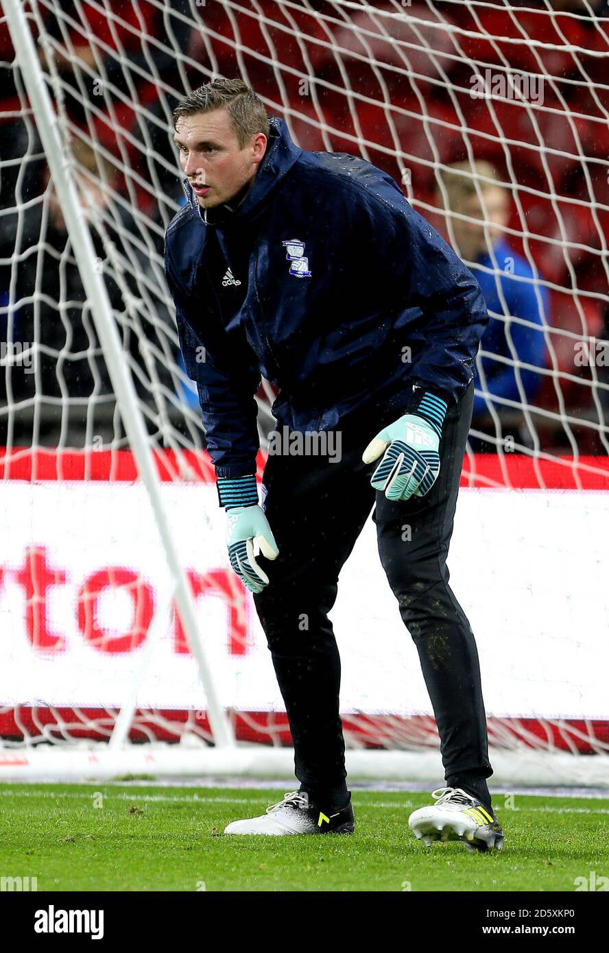 Birmingham City goalkeeper David Stockdale Stock Photo - Alamy