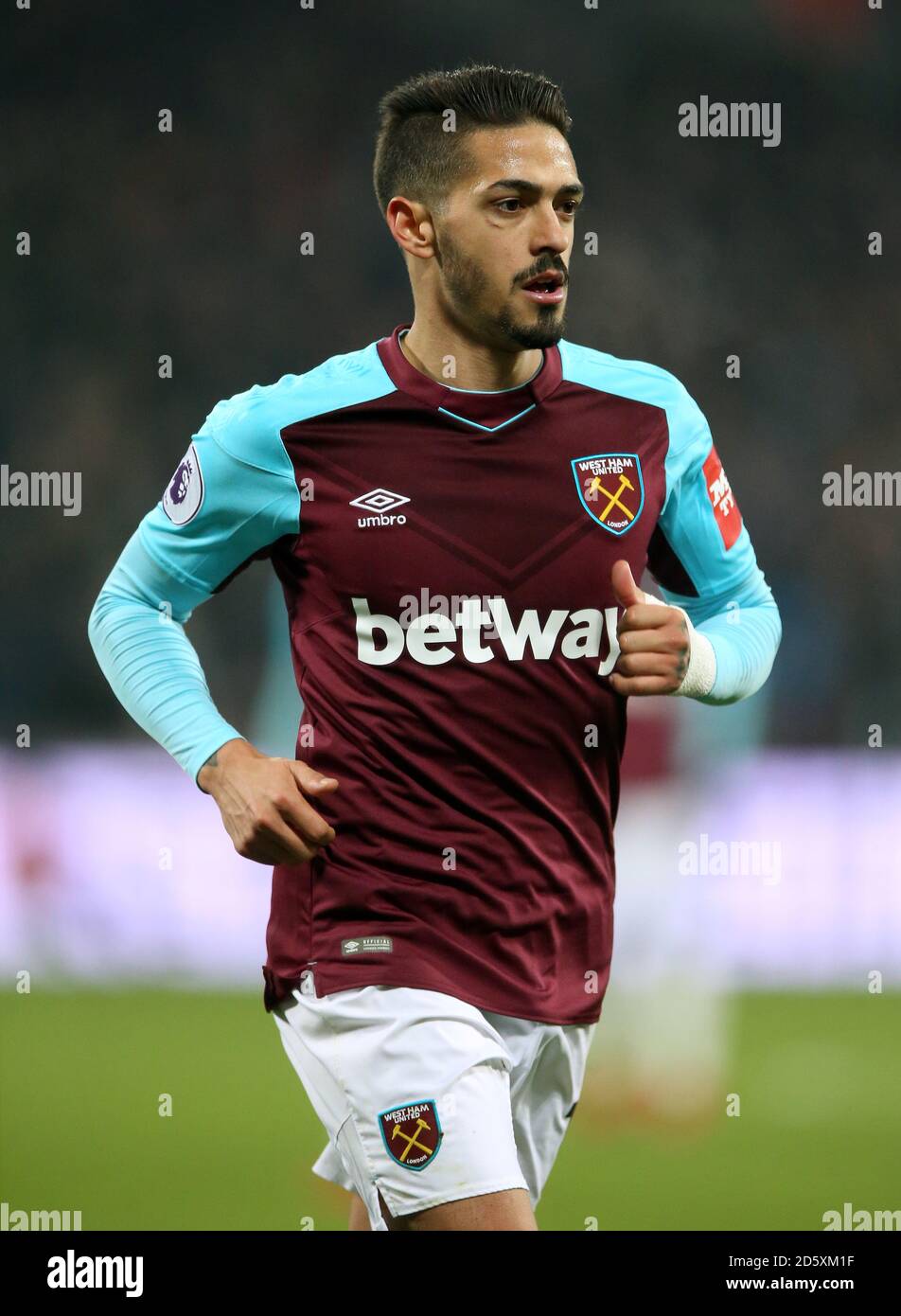 West Ham United's Manuel Lanzini Stock Photo - Alamy