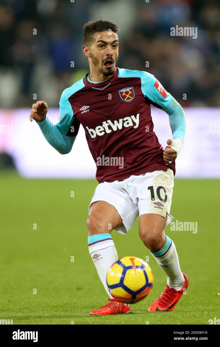 West Ham United's Manuel Lanzini Stock Photo - Alamy