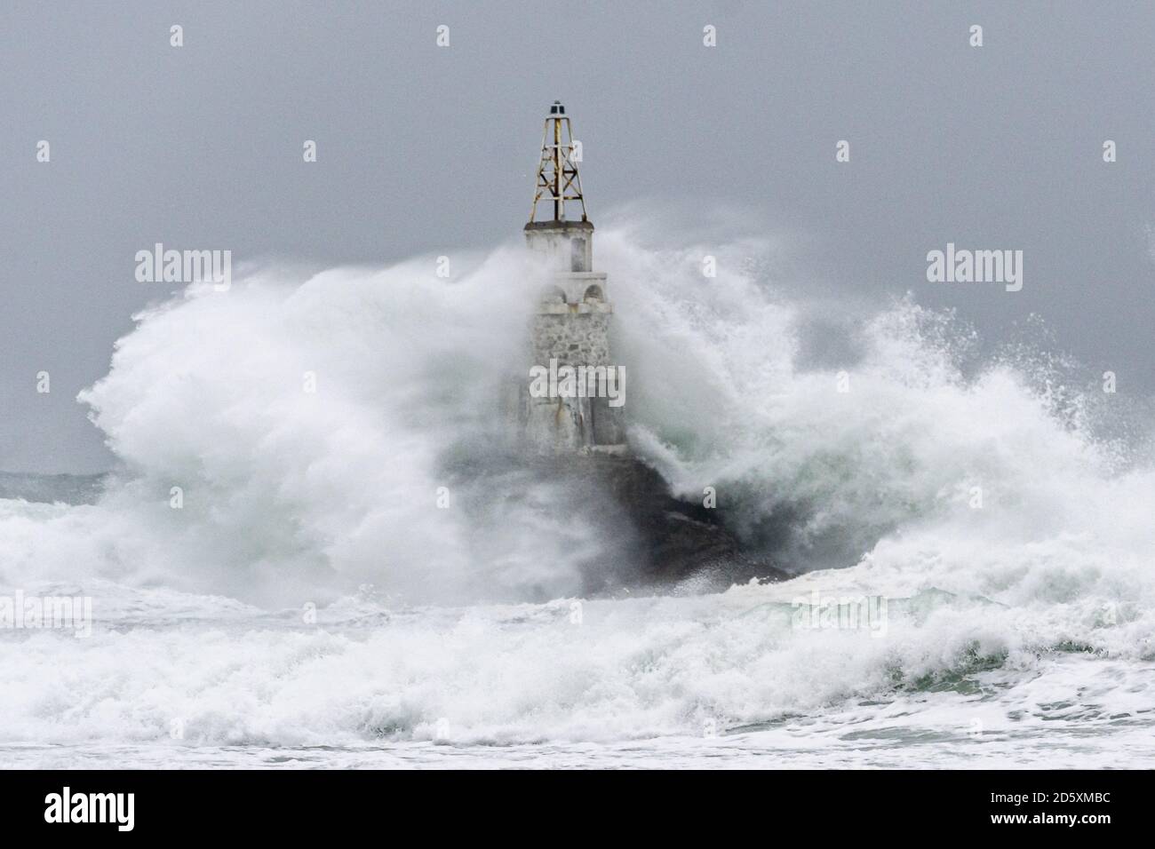 Severe sea storm and huge waves Stock Photo - Alamy