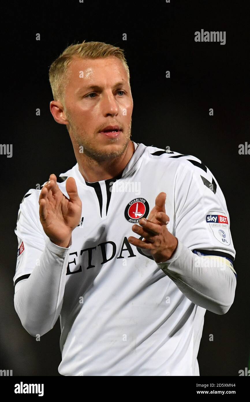Charlton Athletic's captain Chris Solly Stock Photo - Alamy