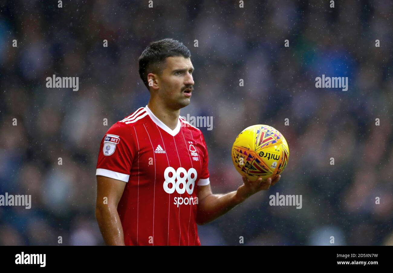 Nottingham Forest's Eric Lichaj Stock Photo - Alamy