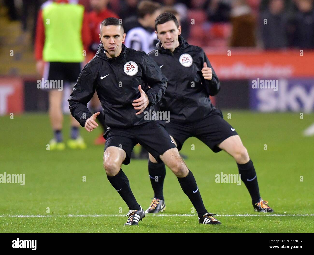 Assistant referee Nick Hopton Stock Photo - Alamy