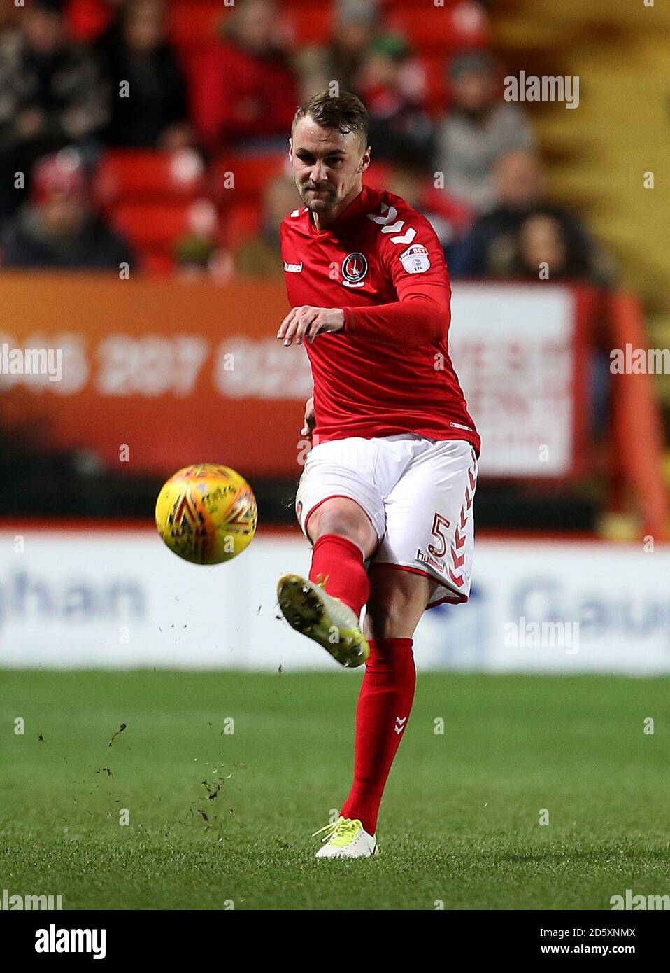 Charlton Athletic's Patrick Bauer in action Stock Photo - Alamy