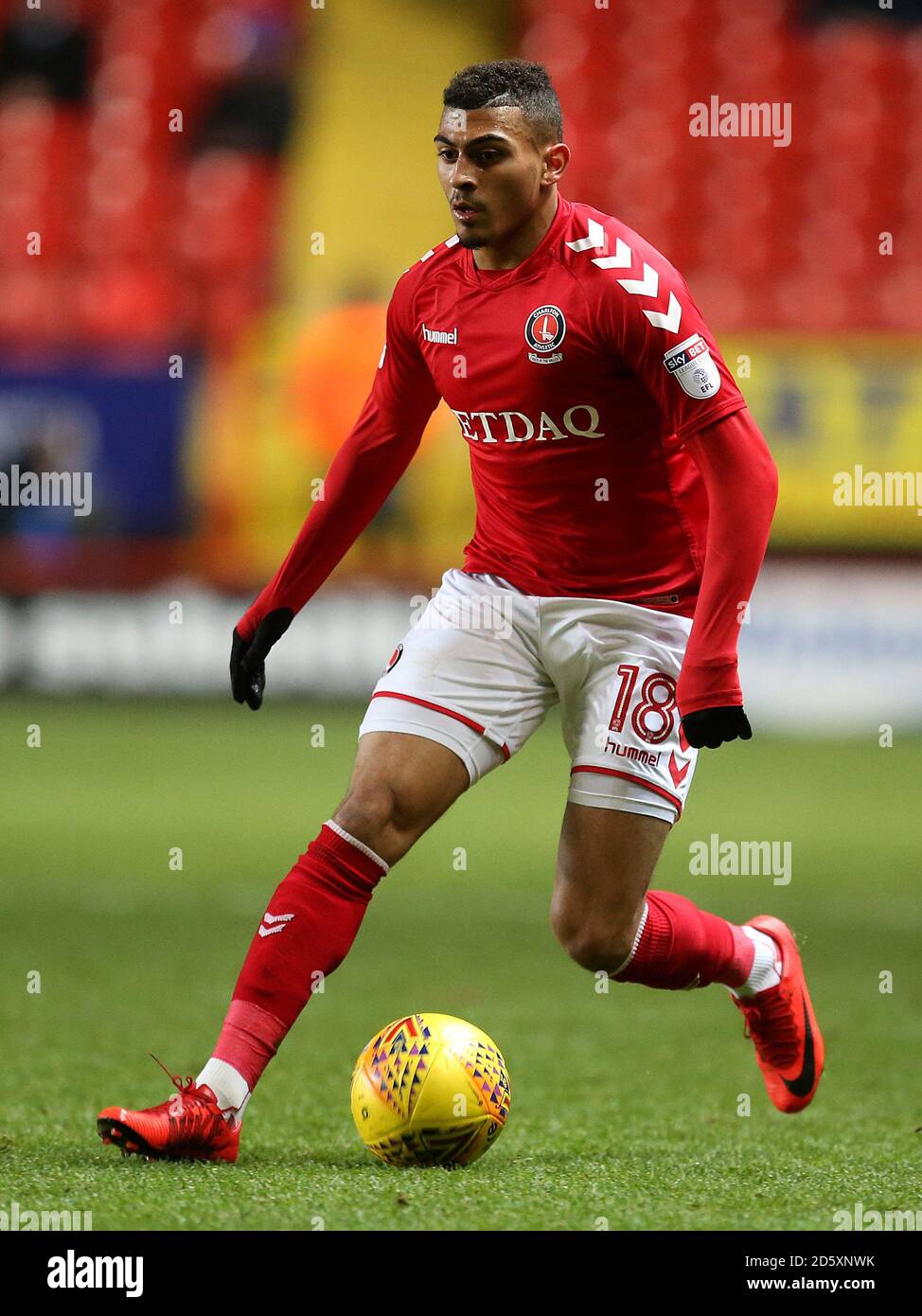 Charlton Athletic's Karlan Ahearne-Grant in action Stock Photo - Alamy