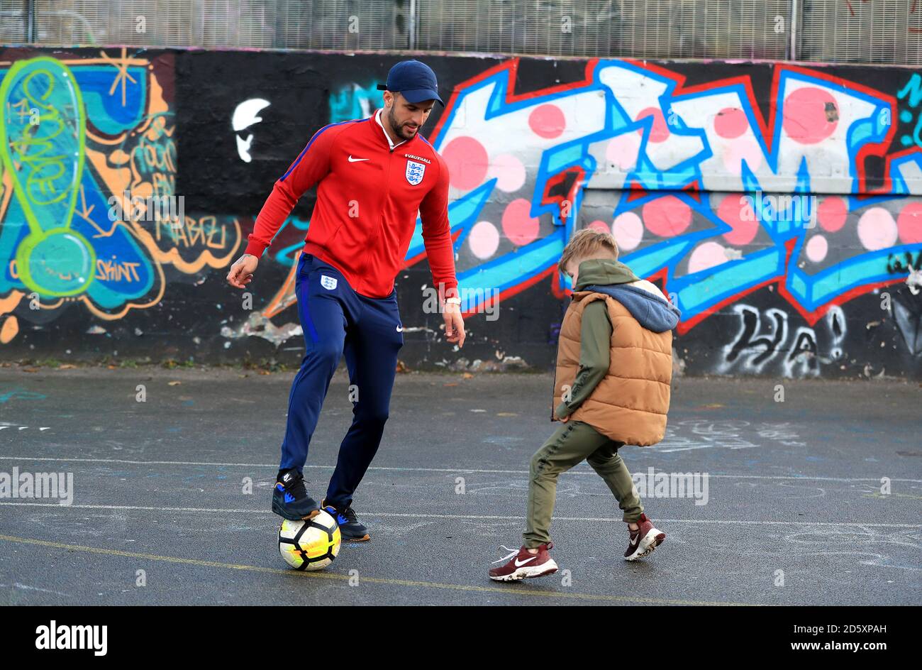 England footballer Kyle Walker was invited back to his hometown of ...