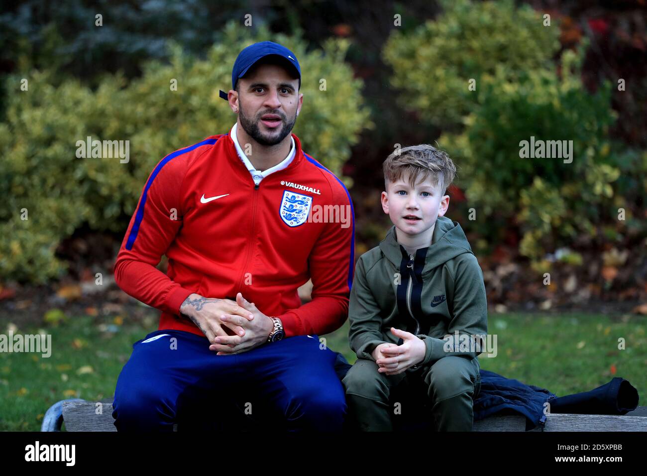 England footballer Kyle Walker was invited back to his hometown of ...