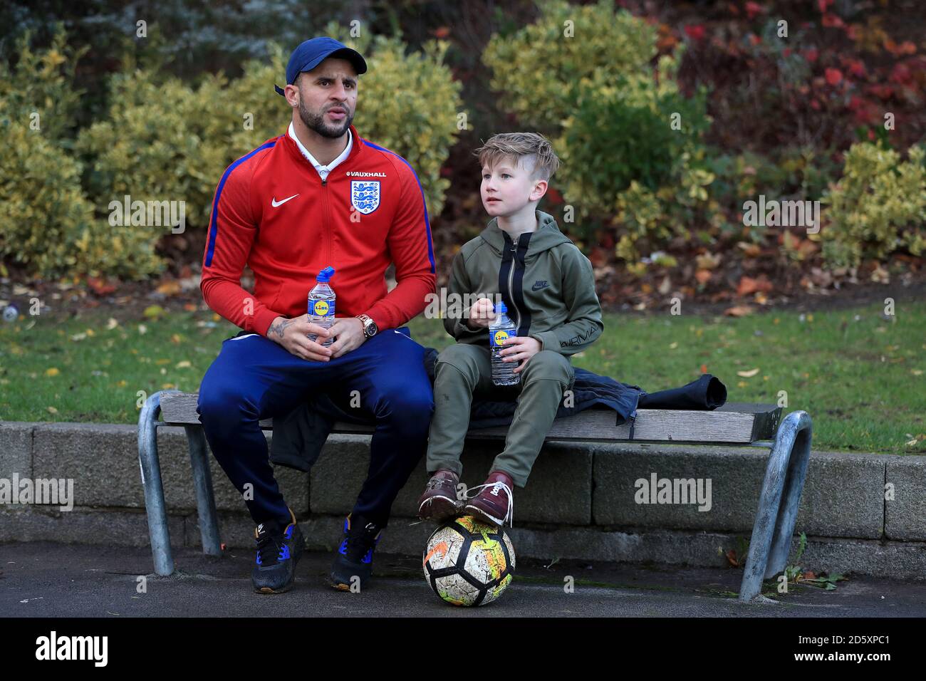 England footballer Kyle Walker was invited back to his hometown of ...