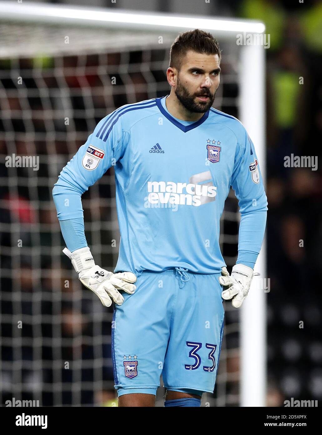 Ipswich Town goalkeeper Bartosz Bialkowski Stock Photo - Alamy