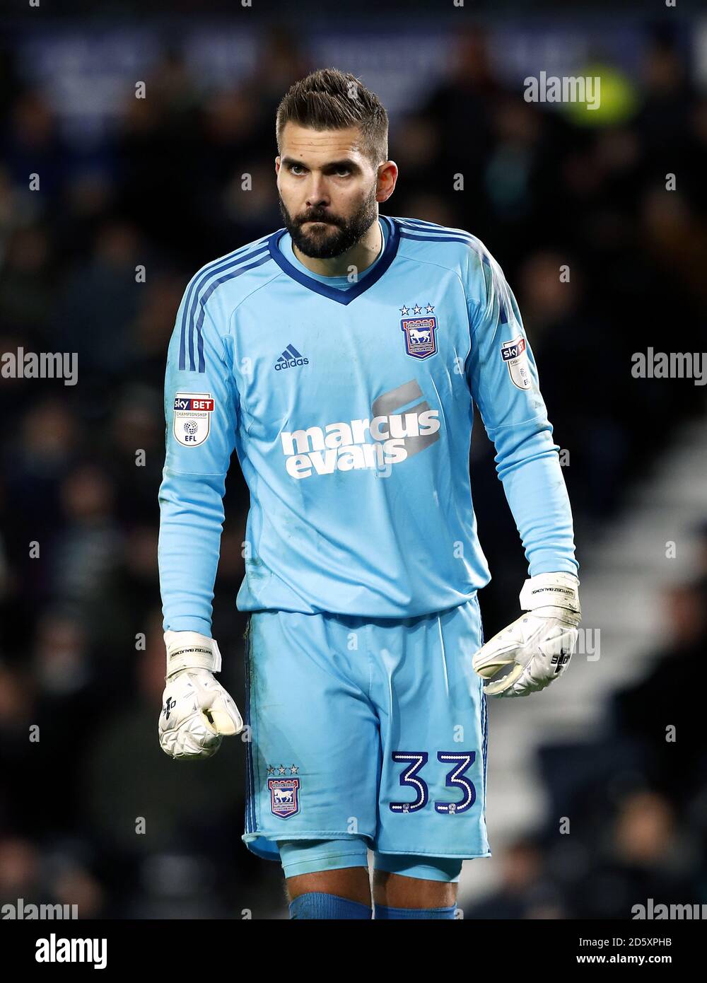 Ipswich Town goalkeeper Bartosz Bialkowski Stock Photo - Alamy