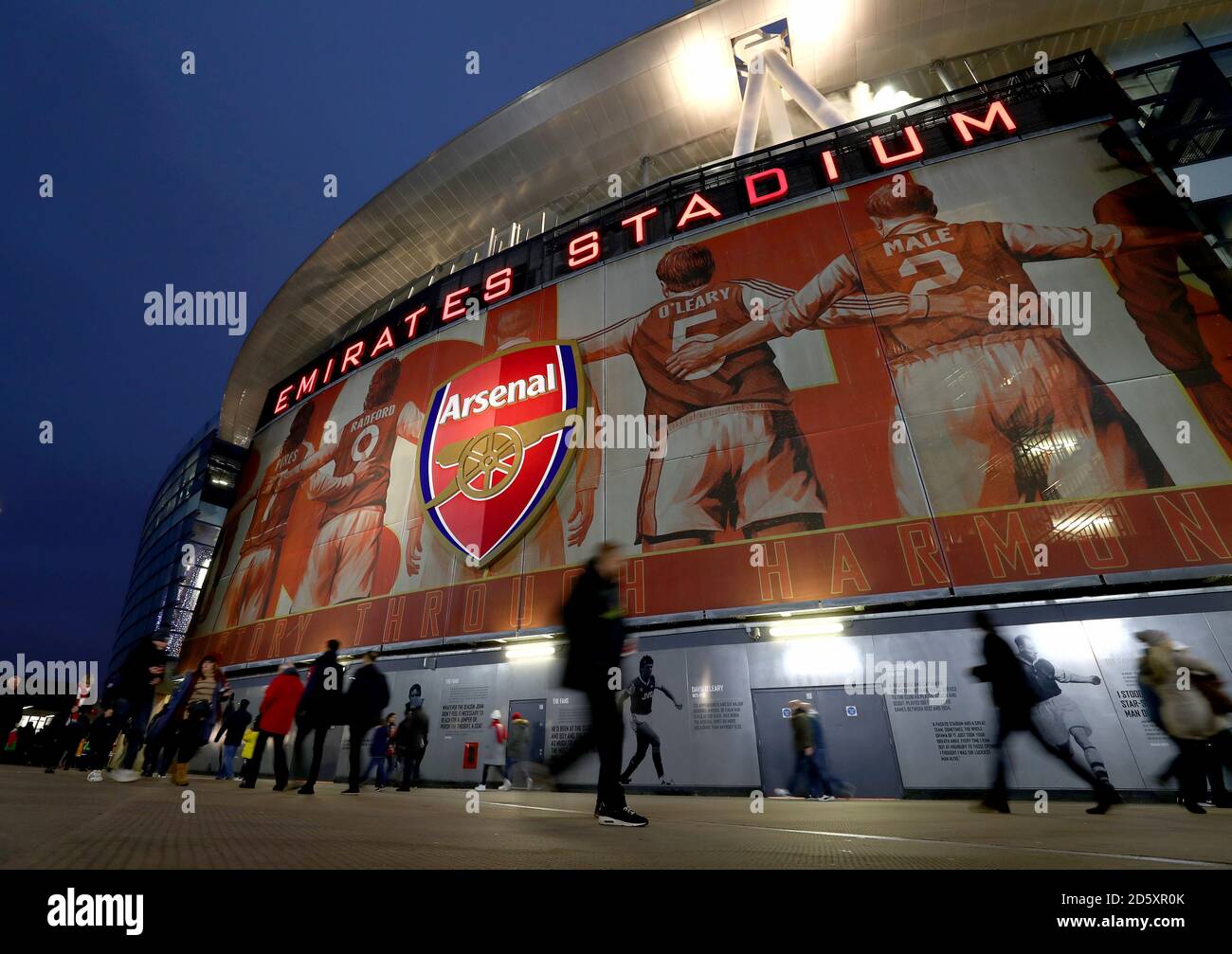 A general view of the Emirates Stadium Stock Photo - Alamy
