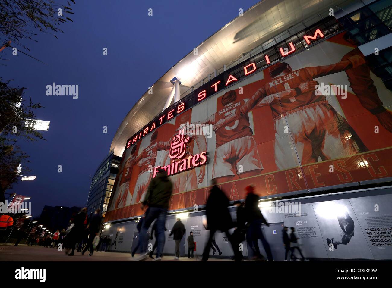 A general view of the Emirates Stadium Stock Photo - Alamy