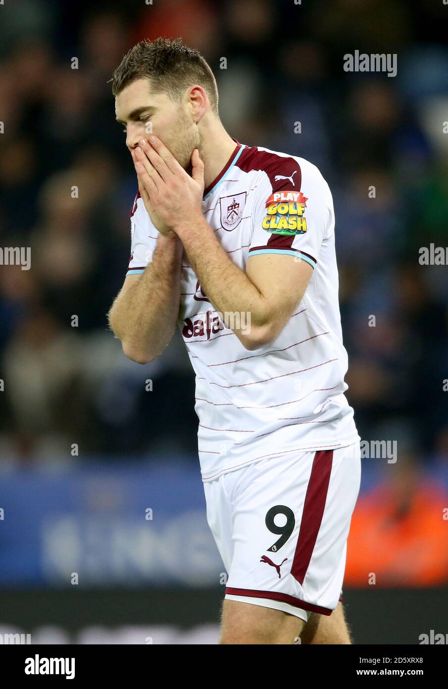Burnley's Sam Vokes Stock Photo - Alamy