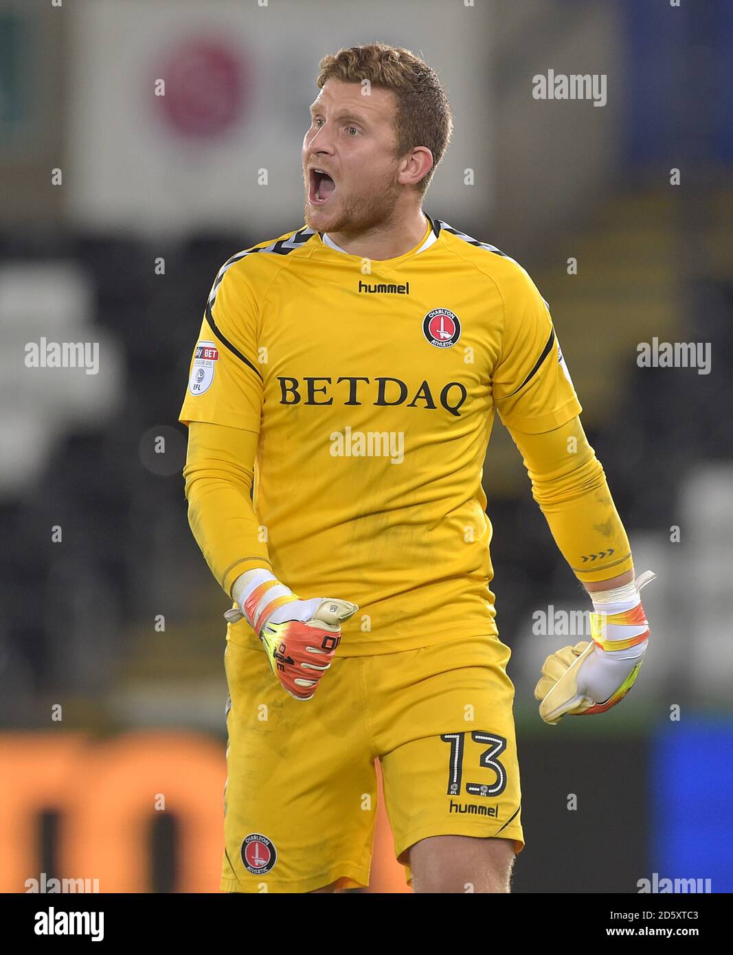 Charlton Athletic goalkeeper Dillon Phillips Stock Photo - Alamy