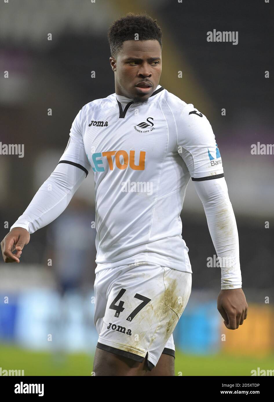 Swansea City's Tyler Reid Stock Photo - Alamy
