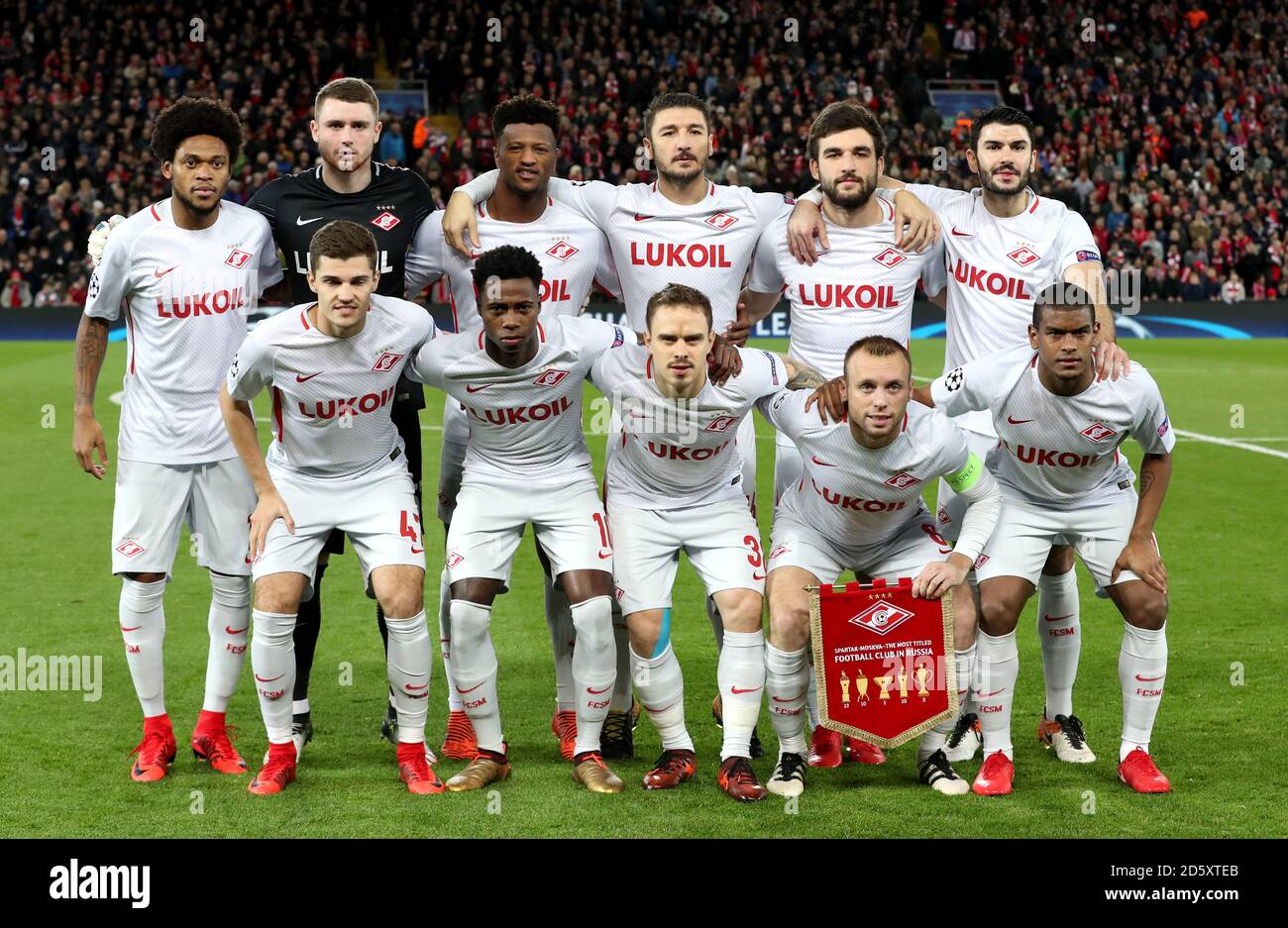 A Spartak Moscow team group photo Stock Photo - Alamy