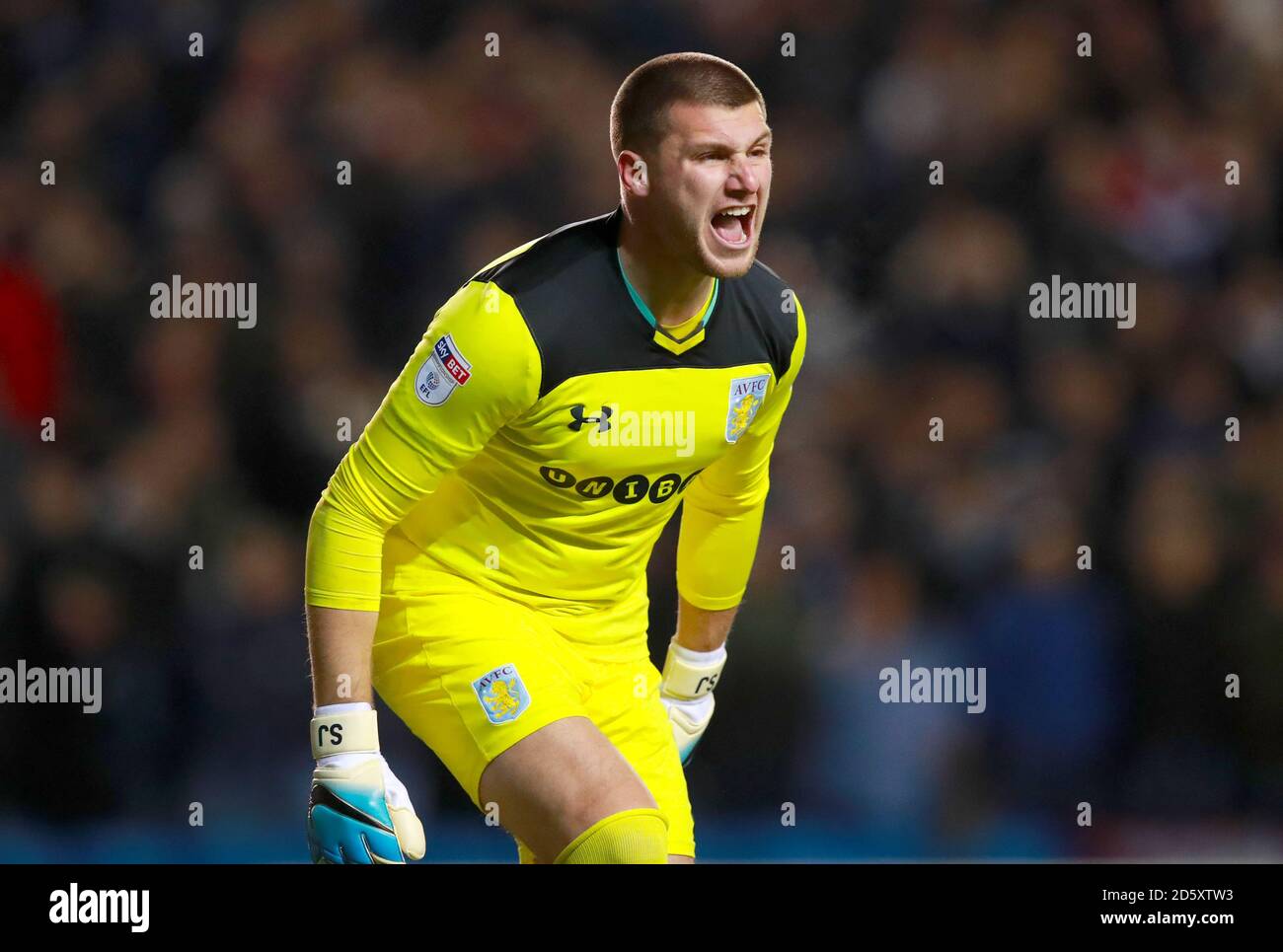 Aston Villa goalkeeper Sam Johnstone Stock Photo - Alamy