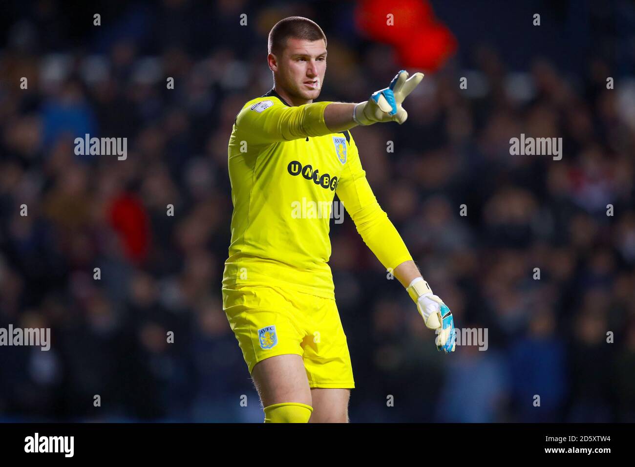 Aston Villa goalkeeper Sam Johnstone Stock Photo - Alamy