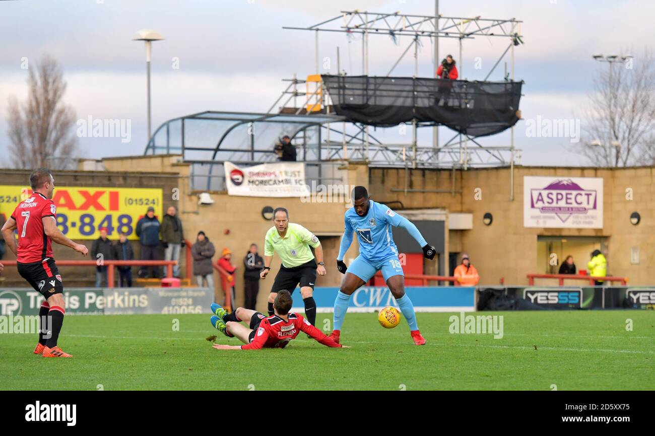 General view of Coventry City's Duckens Nazon in action Stock Photo - Alamy