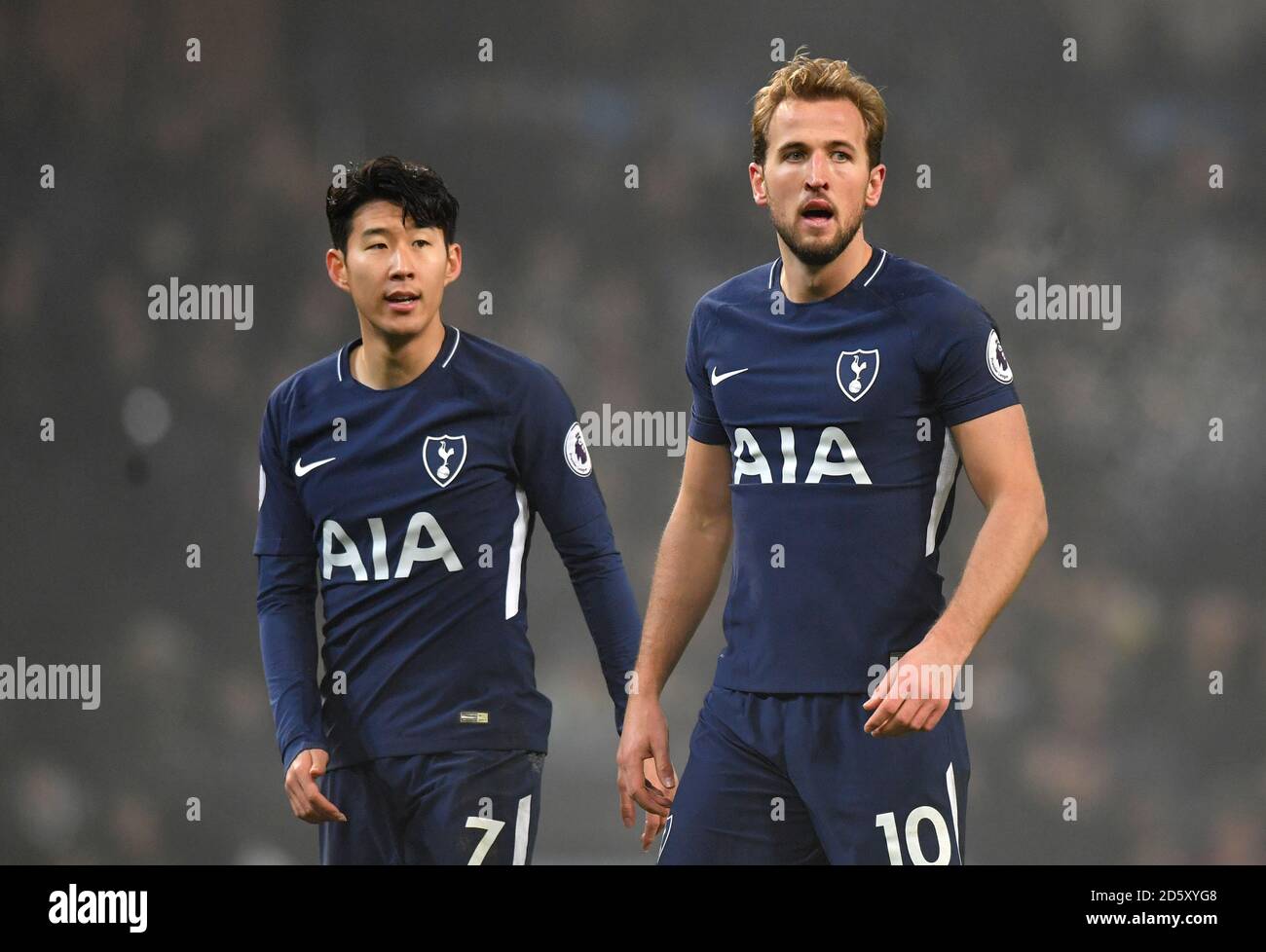 Tottenham Hotspur's Son Heung-Min (left) and Harry Kane Stock Photo - Alamy