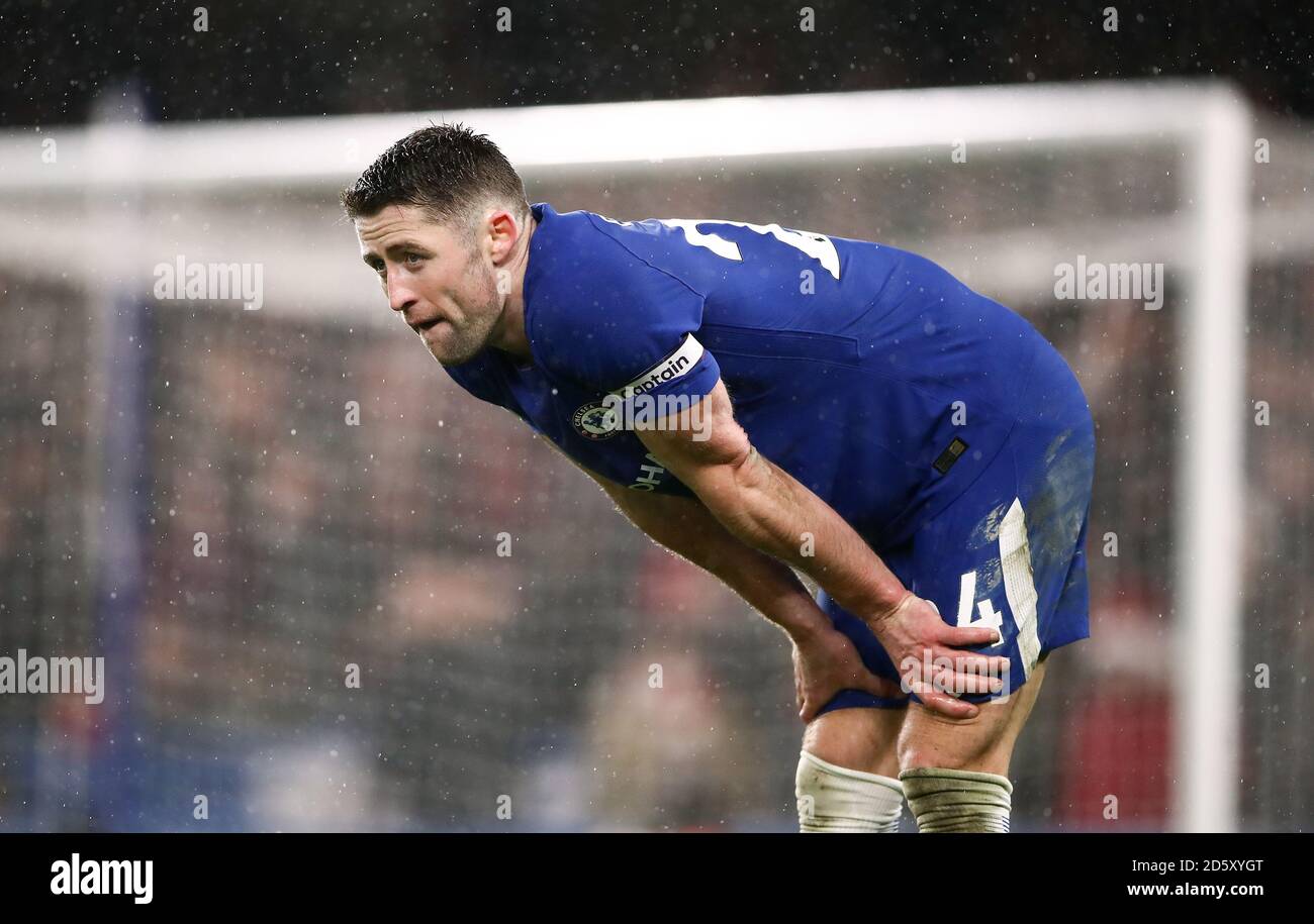 Chelsea's Gary Cahill Stock Photo - Alamy