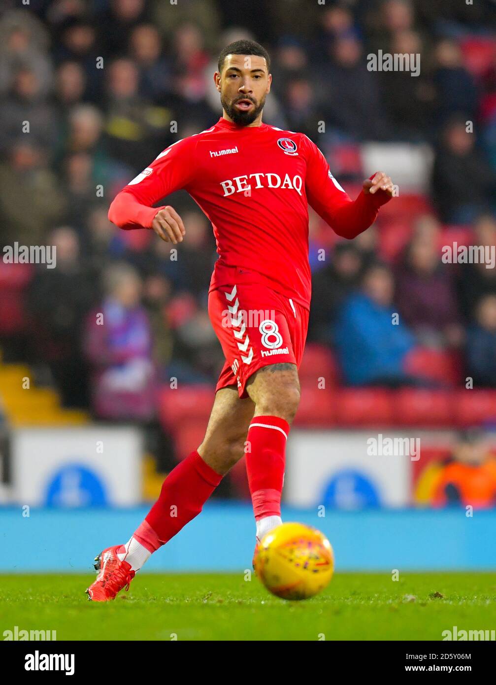 Charlton Athletic's Leon Best Stock Photo - Alamy