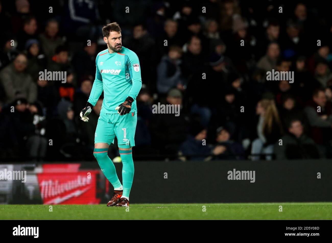 Derby County goalkeeper Scott Carson Stock Photo - Alamy