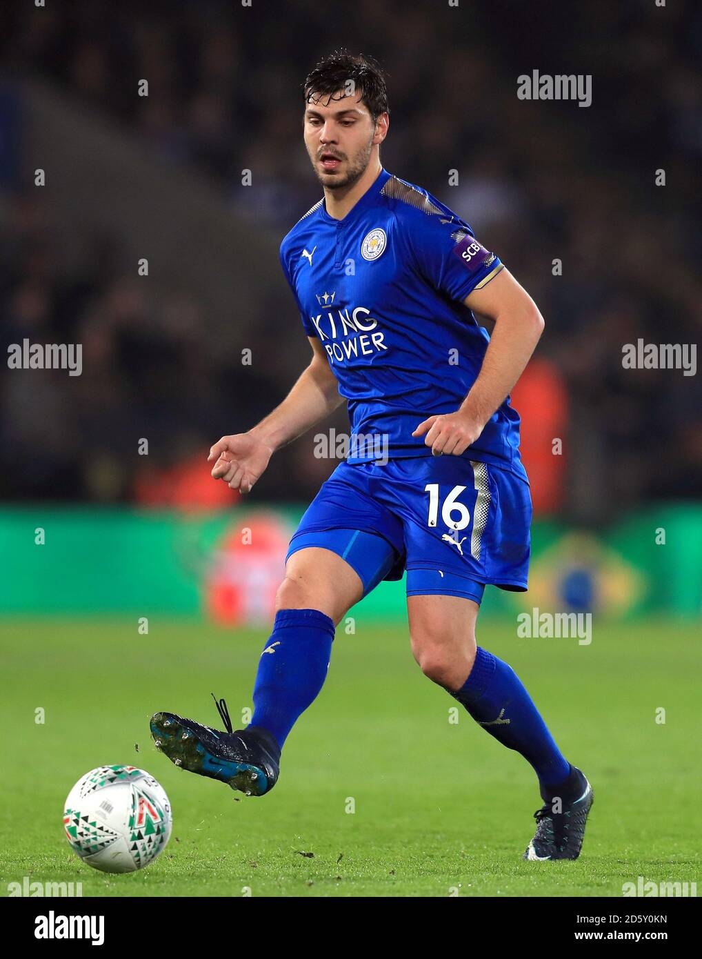 Leicester City's Aleksander Dragovic Stock Photo - Alamy