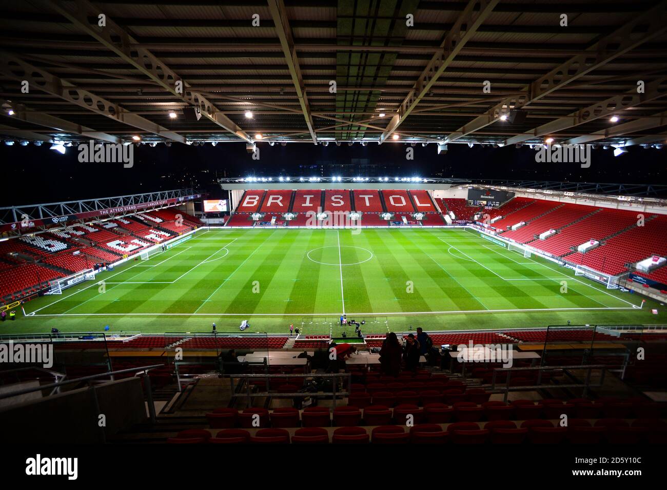 General view of the pitch at Ashton Gate Stock Photo - Alamy