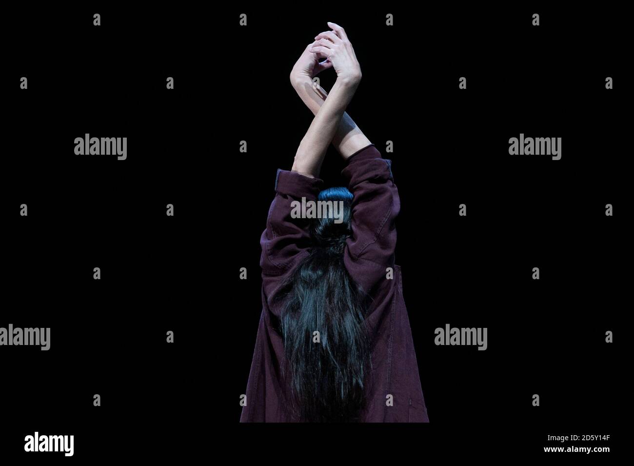 Spanish dancer and choreographer Maria Pages performs the show ...