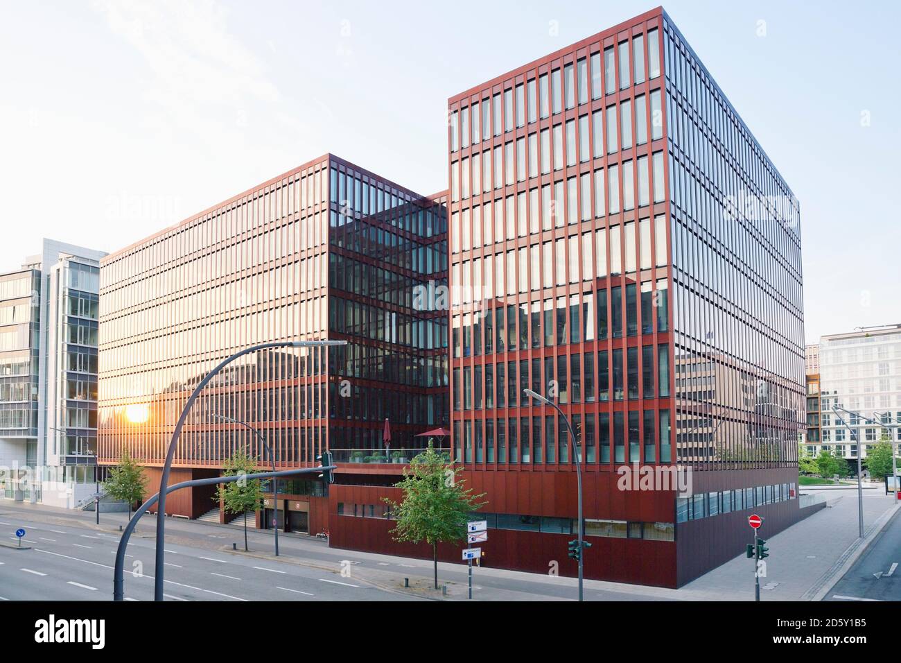 Germany, Hamburg, view to modern office buildings Stock Photo - Alamy