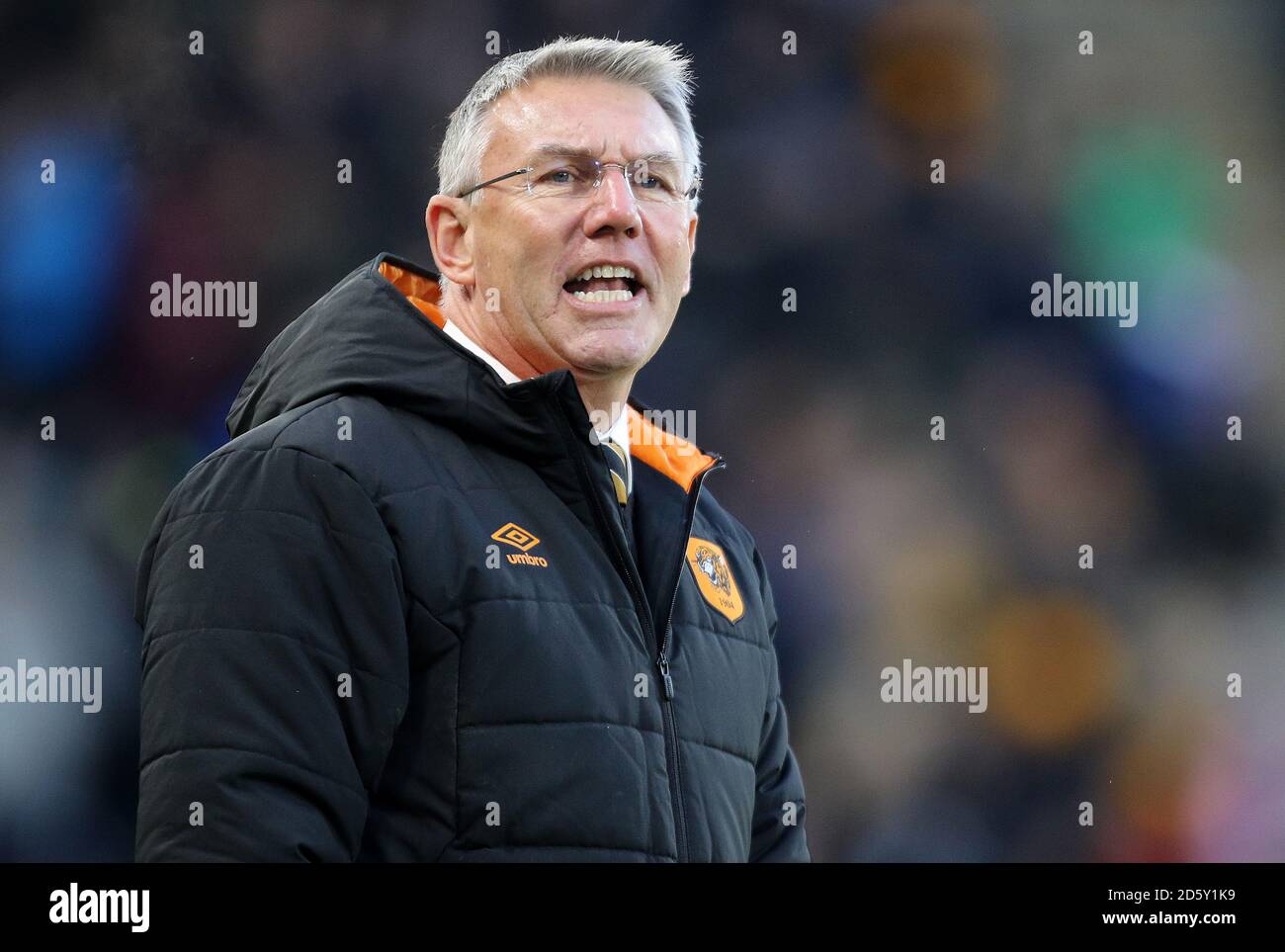 Hull City manager Nigel Adkins Stock Photo - Alamy