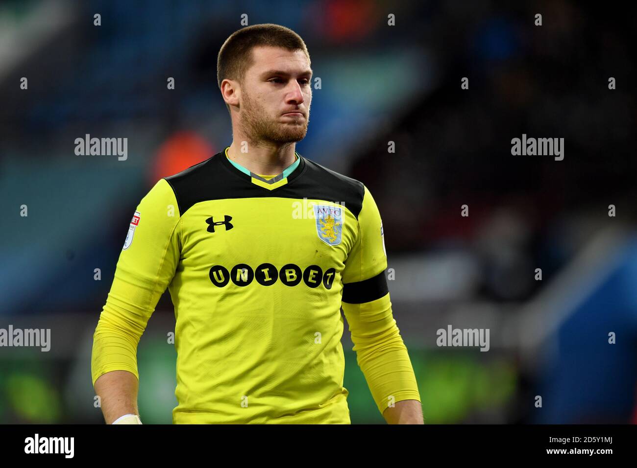 Aston Villa goalkeeper Sam Johnstone Stock Photo - Alamy