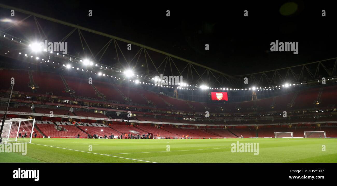 A general view of the Emirates stadium Stock Photo - Alamy