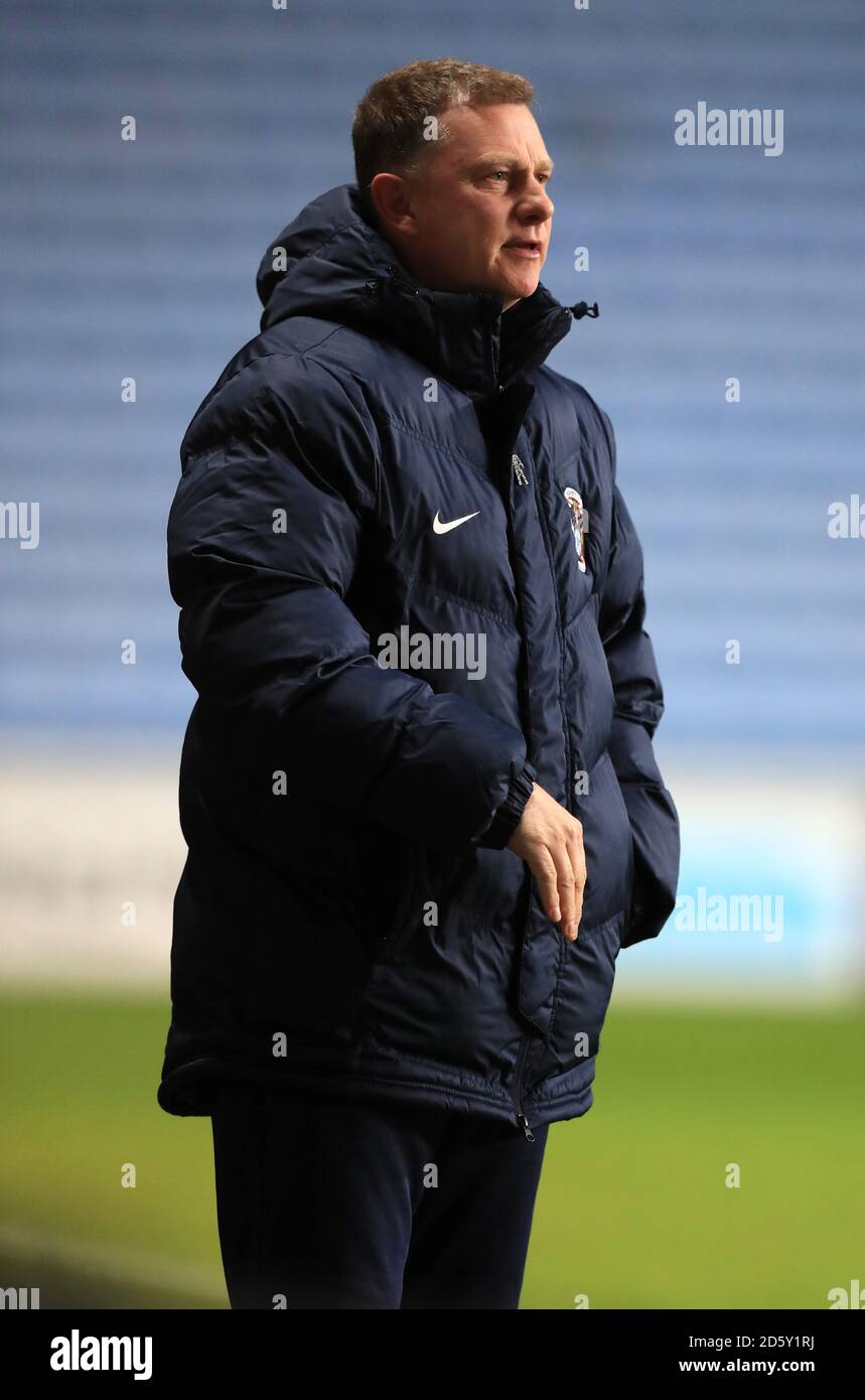 Coventry City's manager Mark Robins Stock Photo - Alamy