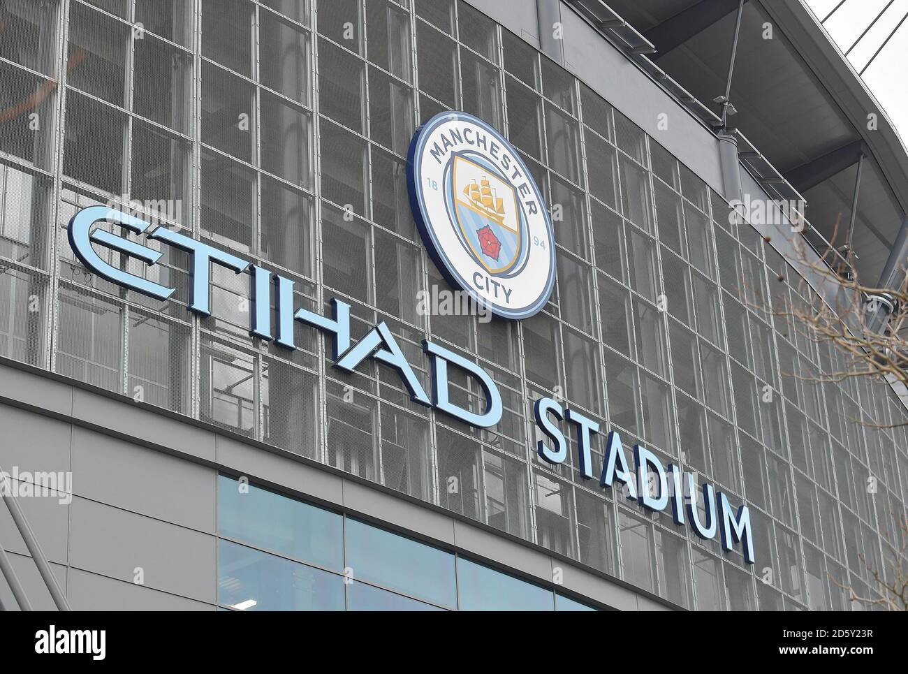 A general view of the Etihad Stadium home of Manchester City Stock ...