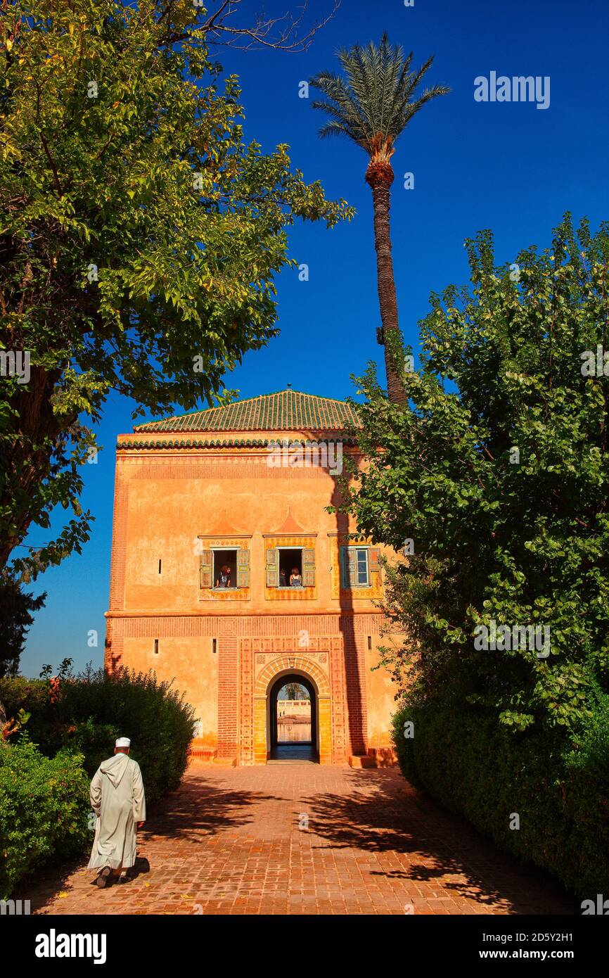 Morocco, Marrakech, Menara gardens Stock Photo - Alamy