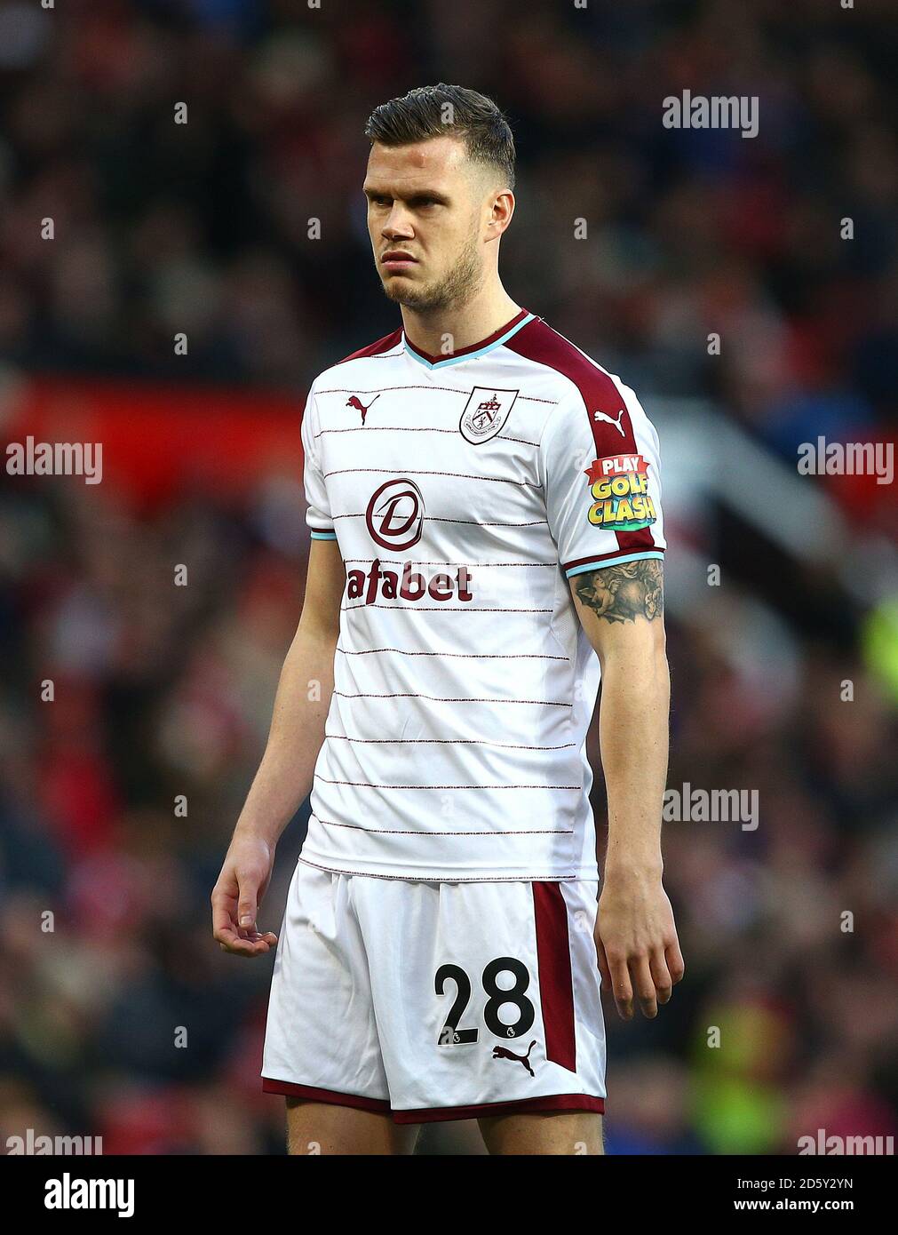 Burnley's Kevin Long Stock Photo - Alamy