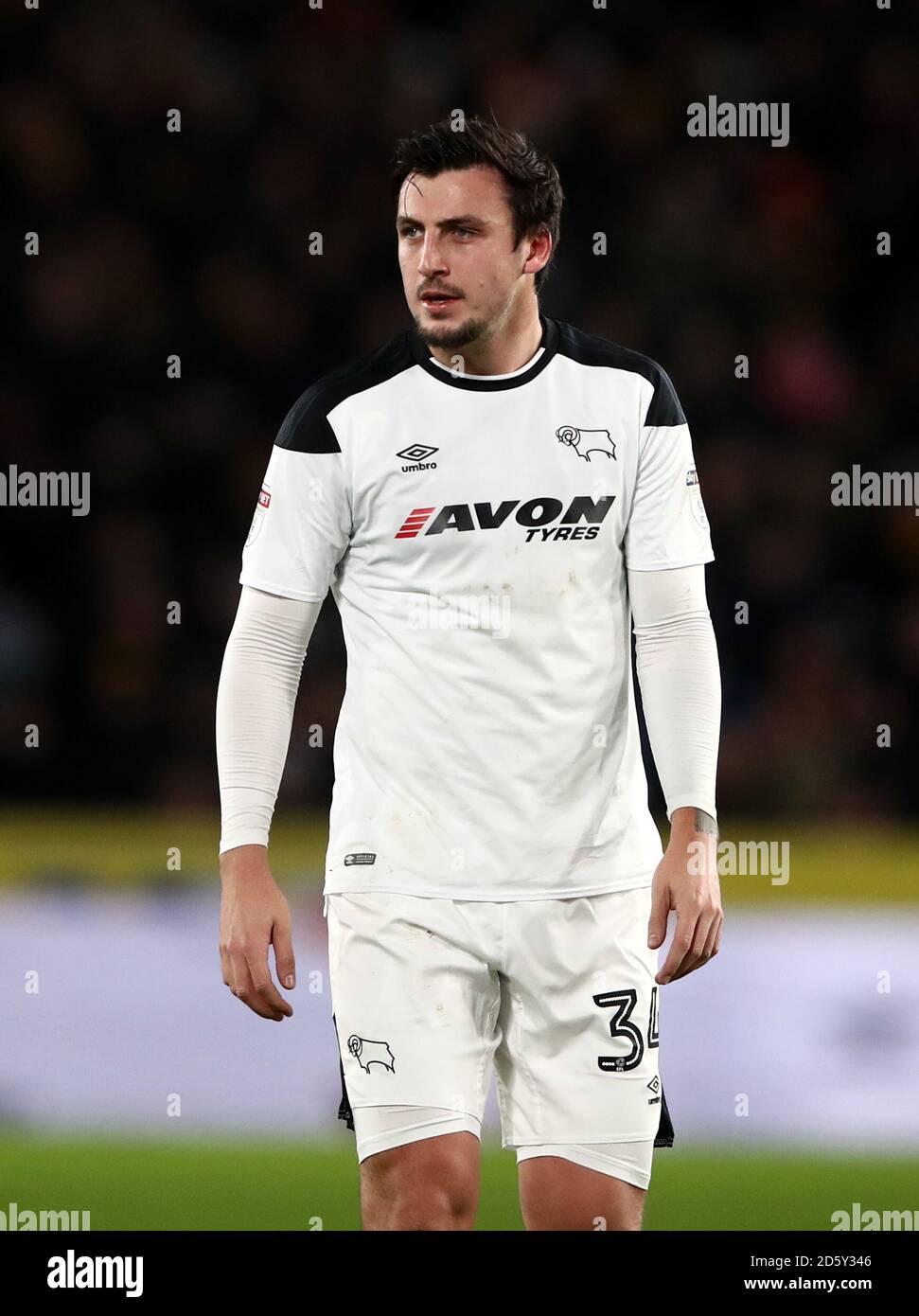 Derby County's George Thorne Stock Photo - Alamy