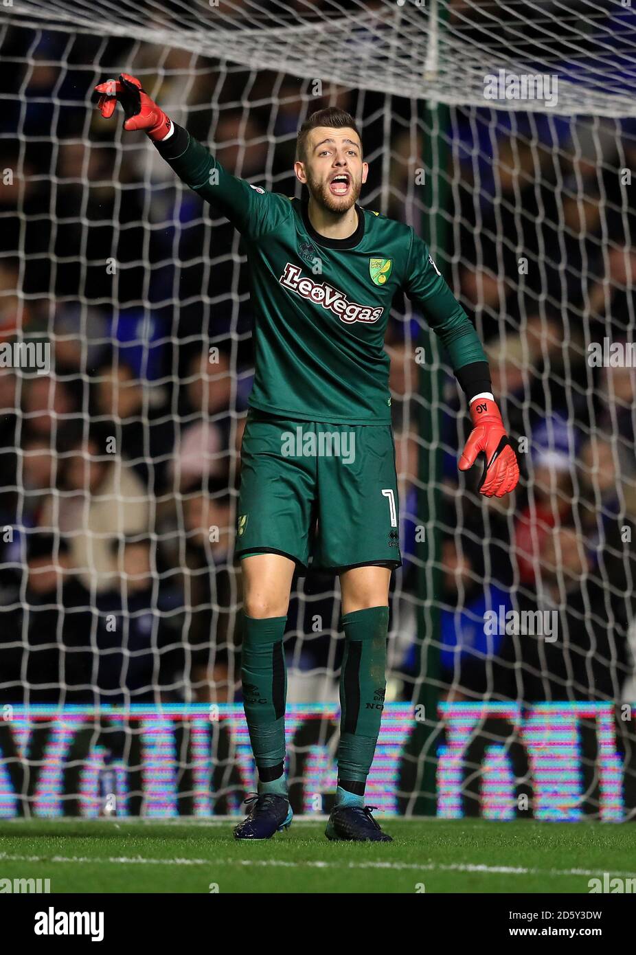 Norwich City goalkeeper Angus Gunn Stock Photo - Alamy