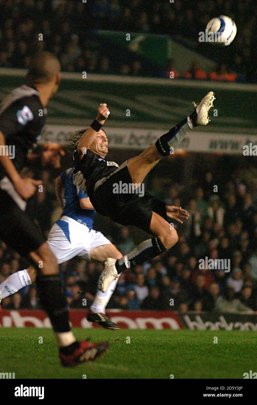 Blackburn rovers robbie savage in action against his club hi-res stock ...