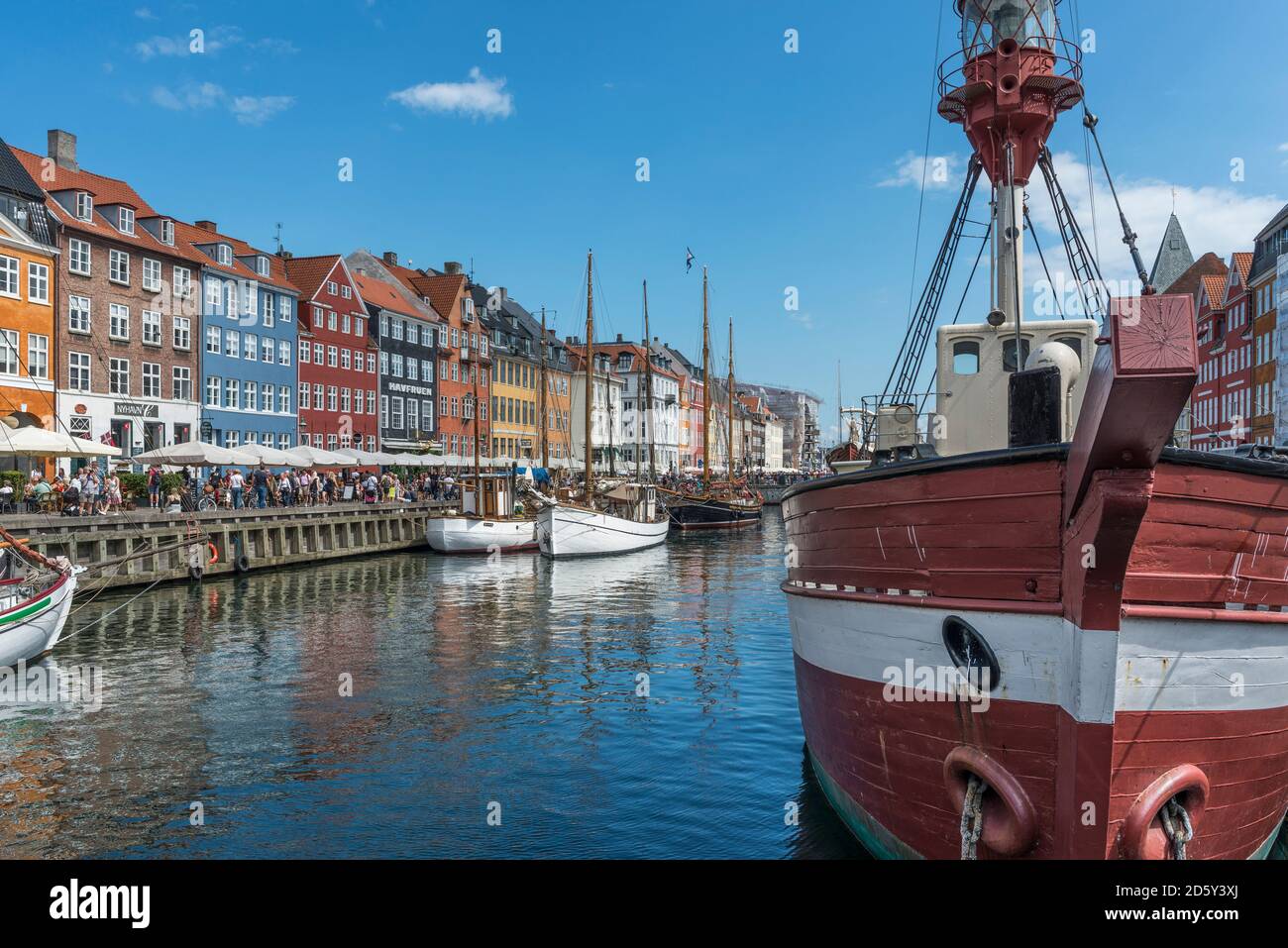 Denmark, Copenhagen, Nyhavn, canal Stock Photo - Alamy