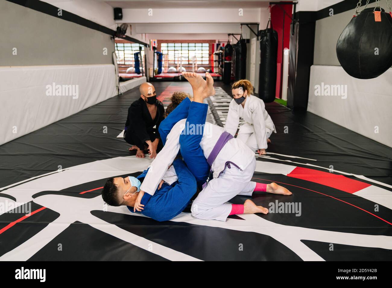 Learning karate techniques hi-res stock photography and images - Alamy