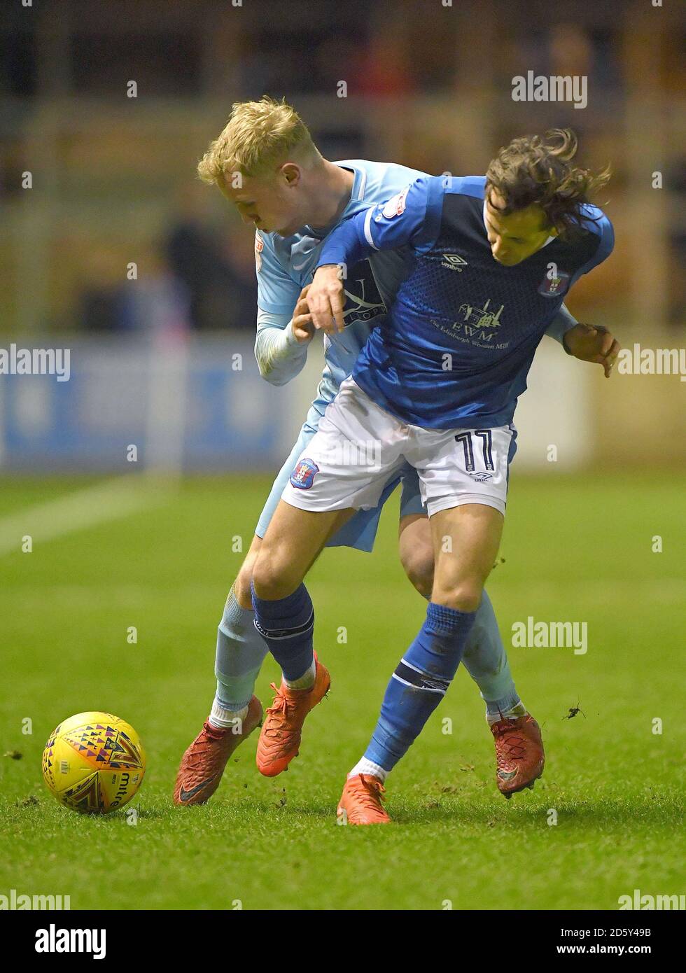 Coventry City's Jack Grimmer battles with Carlisle United's Jamie ...