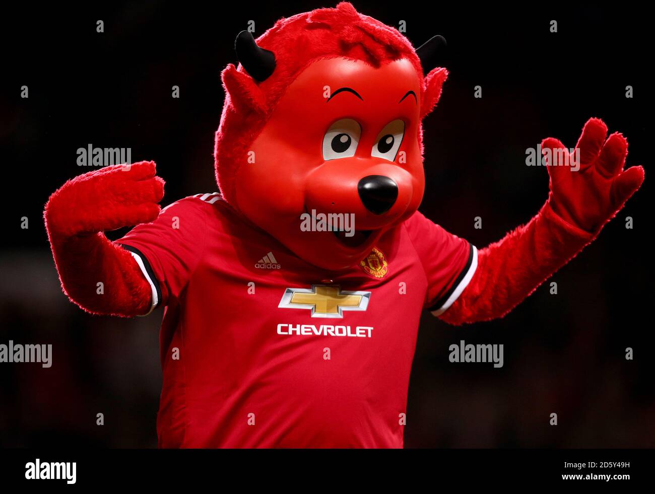 Manchester United's mascot Fred the Red Stock Photo - Alamy